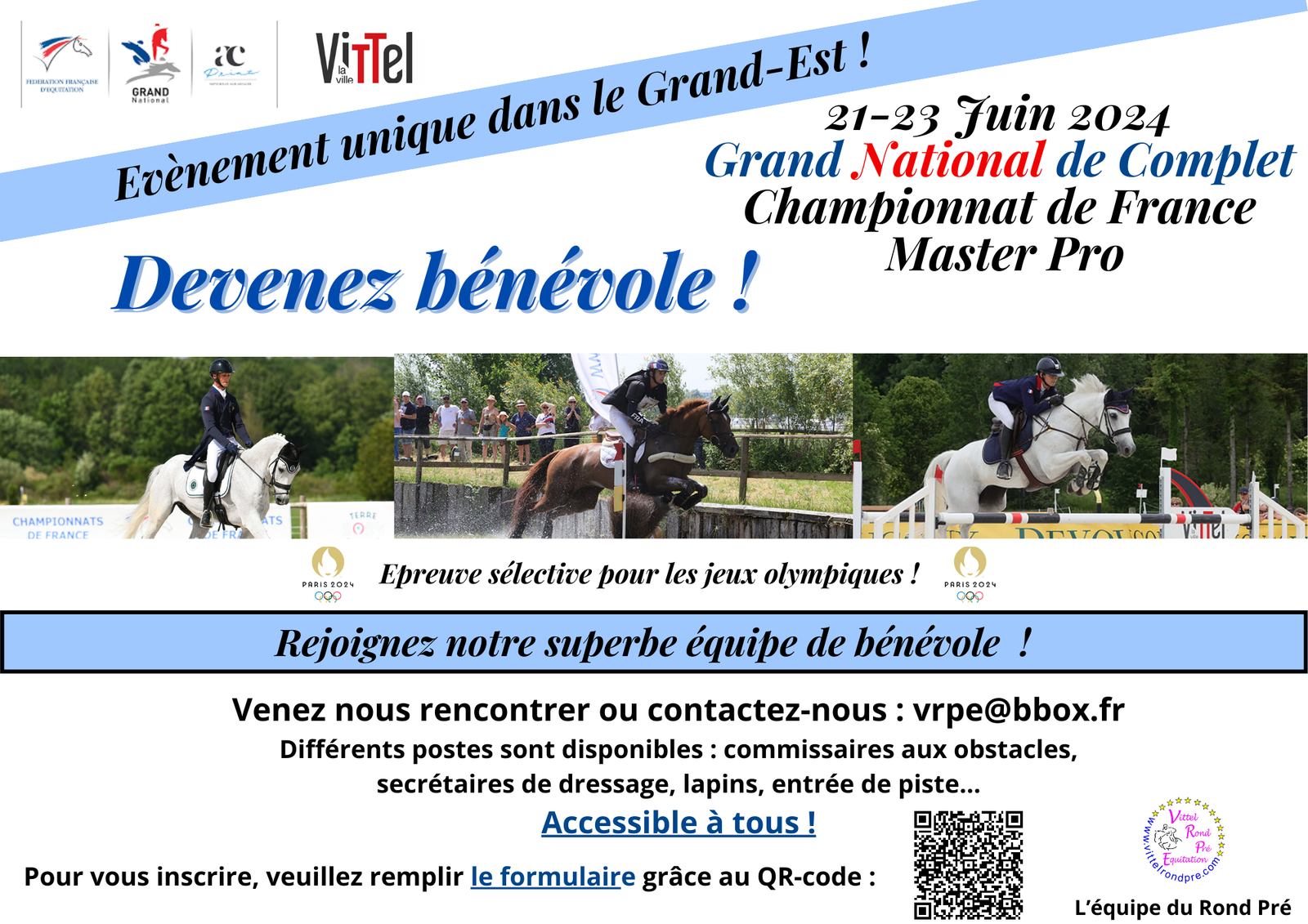 Devenez bénévole lors des championnats de France de concours complet ... Devenez bénévole lors des championnats de France de concours complet ...